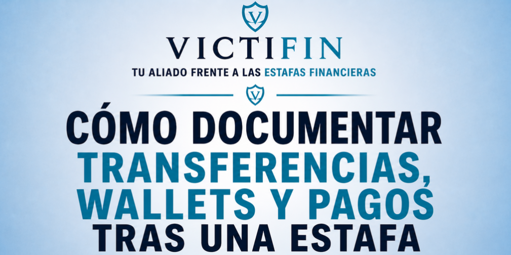Cómo documentar transferencias, wallets y pagos tras una estafa | Guía ...
